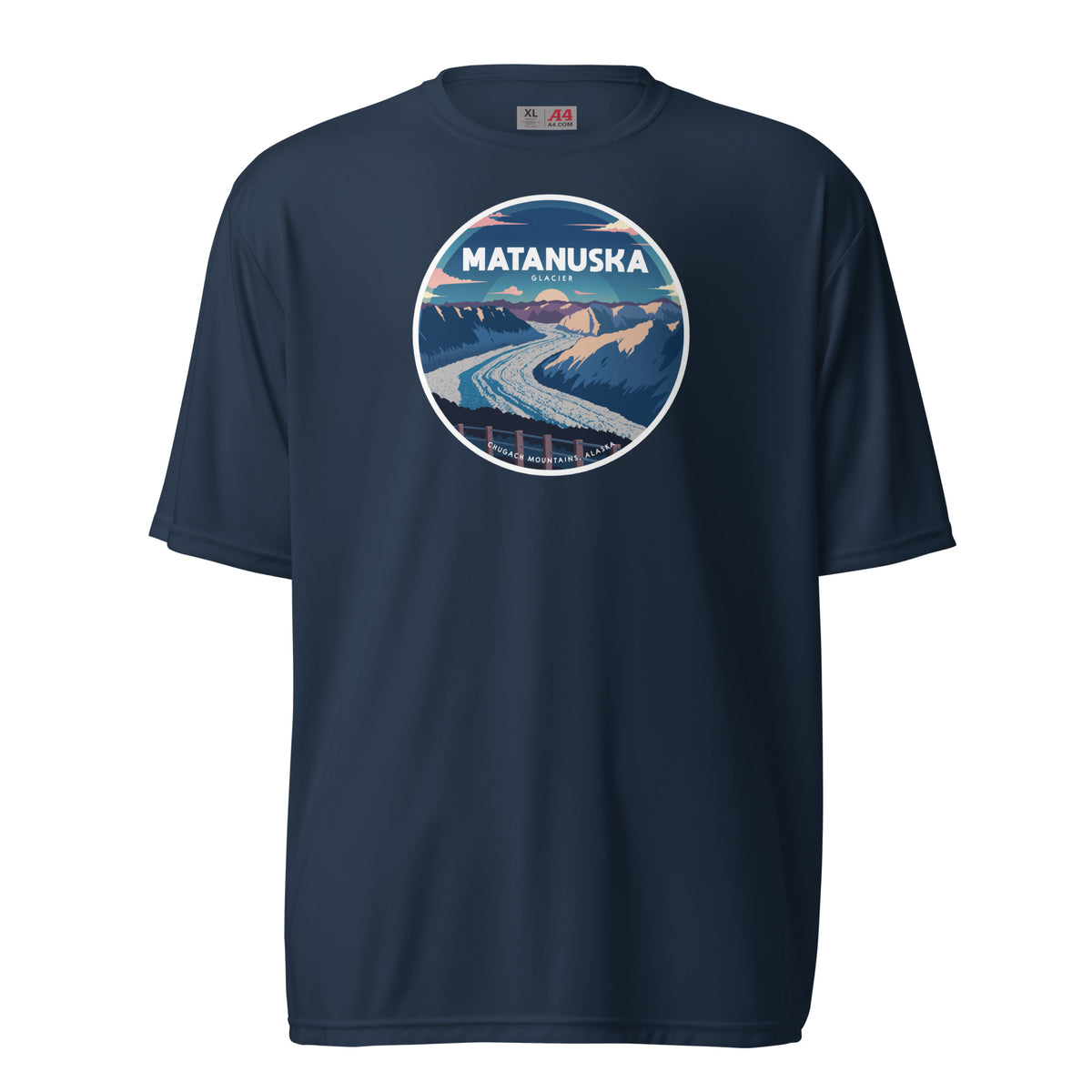 Destinations Matanuska Glacier Performance T-Shirt – Anchorage Daily ...