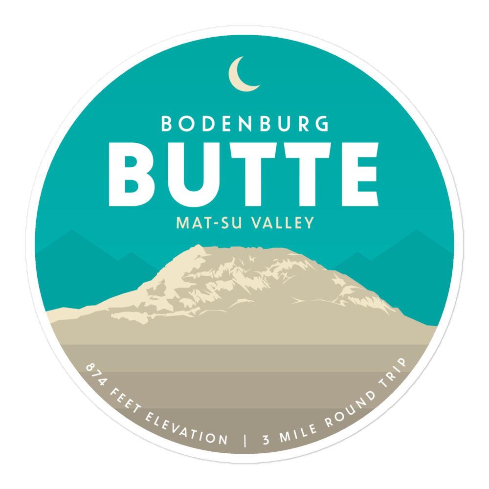 Butte Sticker – Anchorage Daily News Store